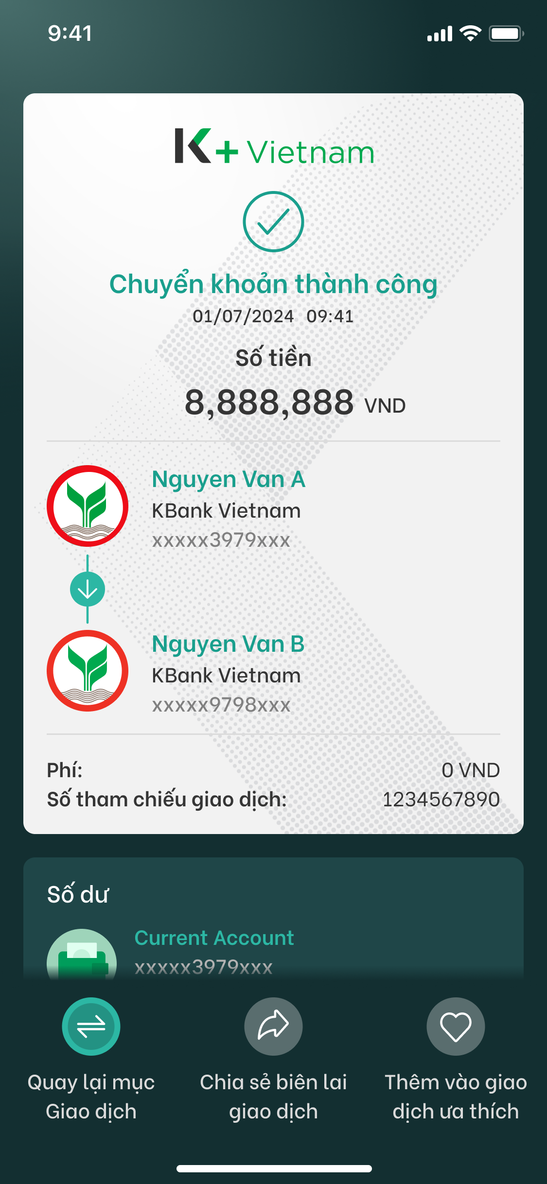 Hướng Dẫn Sử Dụng K PLUS Vietnam - Chuyển tiền